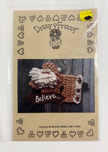 Dizzy Frizzy Santa Waffle Doll 10" Pattern #524 | eBay