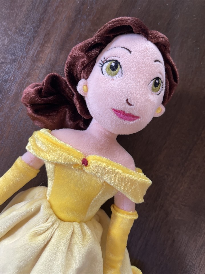Disney Plush Princess Doll Belle Beauty And The Beast NEW 16” | eBay
