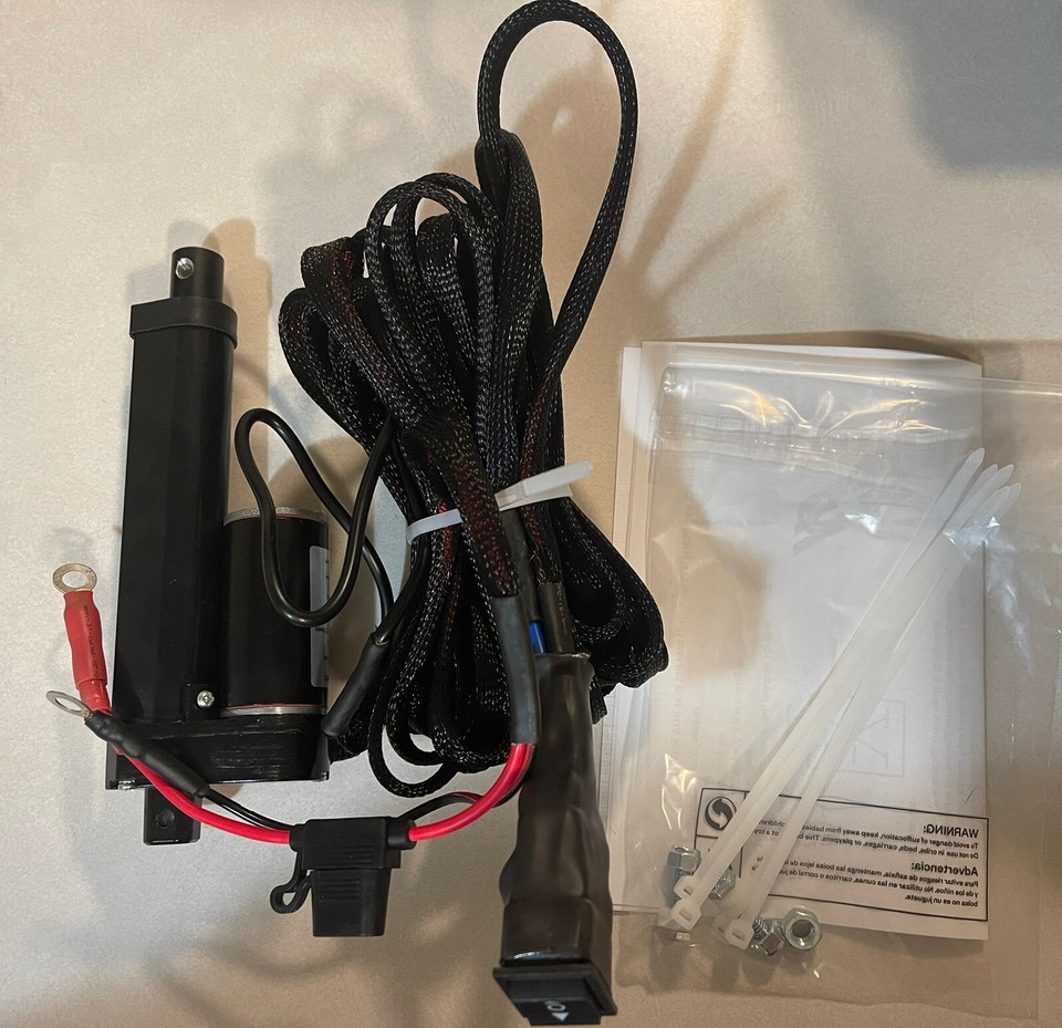 Pre-Wired or DIY KIT! UNIVERSAL SNOW BLOWER ACTUATOR ELECTRIC CHUTE ...