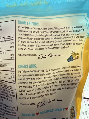 Bob'S Red Mill Homestyle Granola Lemon Blueberry 11 Oz | eBay