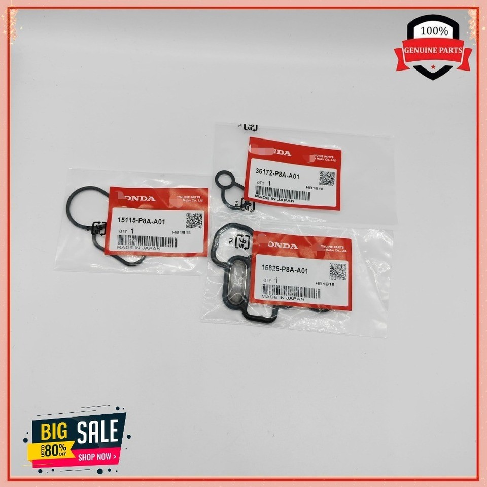 Oil Filter Housing Adapter Gasket 15825-P8A-A01 For Honda Accord 2DR V6 ...