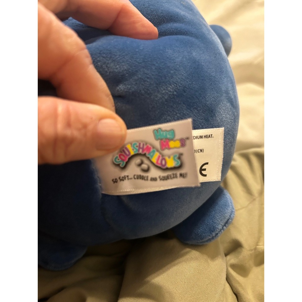 Squishmallows Hug Mees Blue Bear Plush Toy Ages 0+ Soft Cuddle Squeeze ...