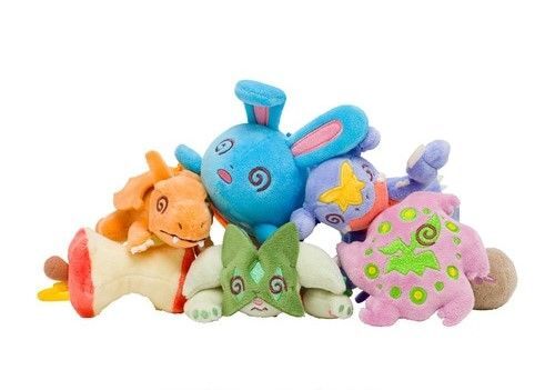 Pokemon Center Official mascot Exhausted series 5 types + Leftovers set ...