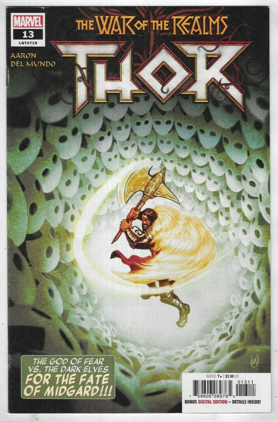 Thor Comic 13 Cover A Mike Del Mundo First Print 2019 Jason Aaron Joe ...