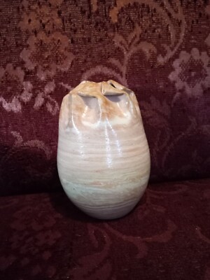 Clark House Pottery Ohr Style Vase "daydreaming" | eBay