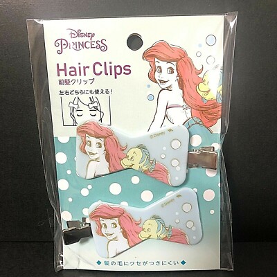 Disney Princess Ariel cute hair clip, 2 pieces, Disney Licensed, Japan ...