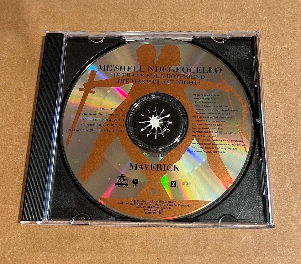 Me'Shell Ndegeocello - If That's Your Boyfriend RARE promo CD single w ...