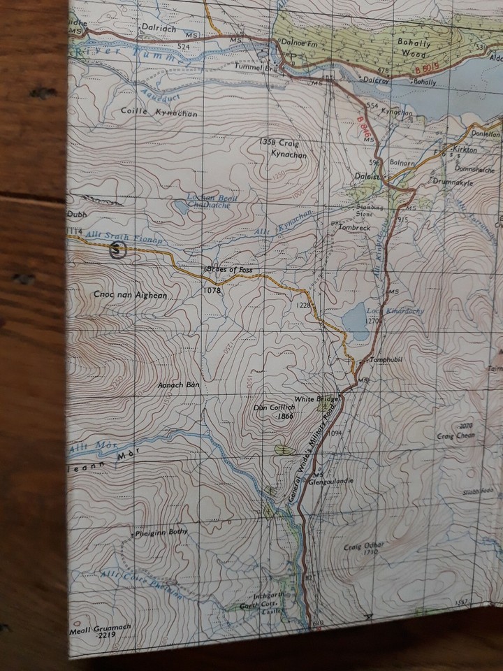 Ordnance Survey One Inch Map - Sheet 48 Loch Tay (cloth) | eBay