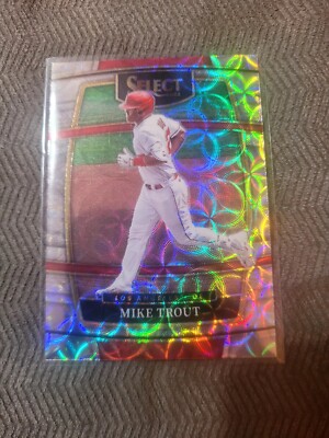 MIKE TROUT 2022 Select Scope Prizm Paralell Future Hof Collectible | eBay