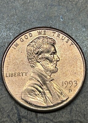 1993 D Linear Plating Blisters Penny | eBay
