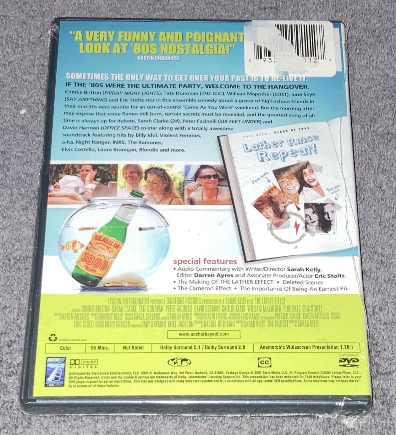 The Lather Effect DVD Connie Britton Peter Facinelli Ione Skye Eric ...