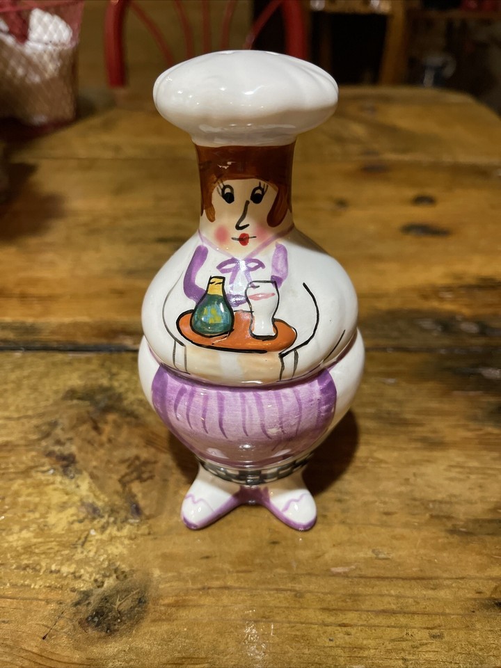 Salt Shaker Lady Only Great Shape Vintage Looking For Mate | eBay
