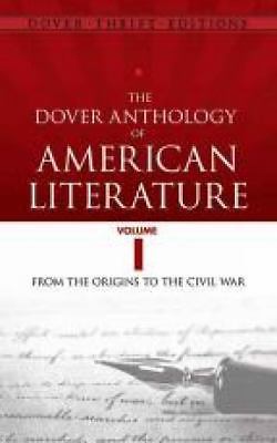 Dover Anthology of American Literature, Volume I by Bob Blaisdell (2014 ...