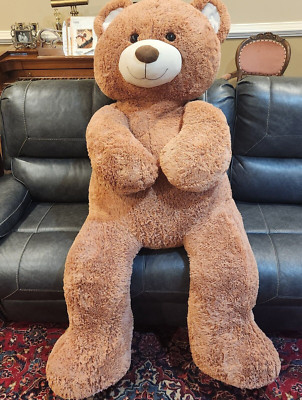 Hugfun International Stuffed Plush Teddy Bear Brown GIANT Stuffed ...