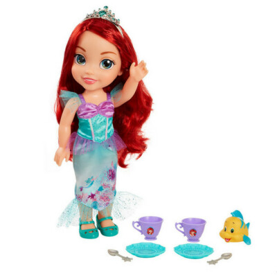 NWB Disney Princess My First Tea Time with Ariel & Flounder Doll set ...