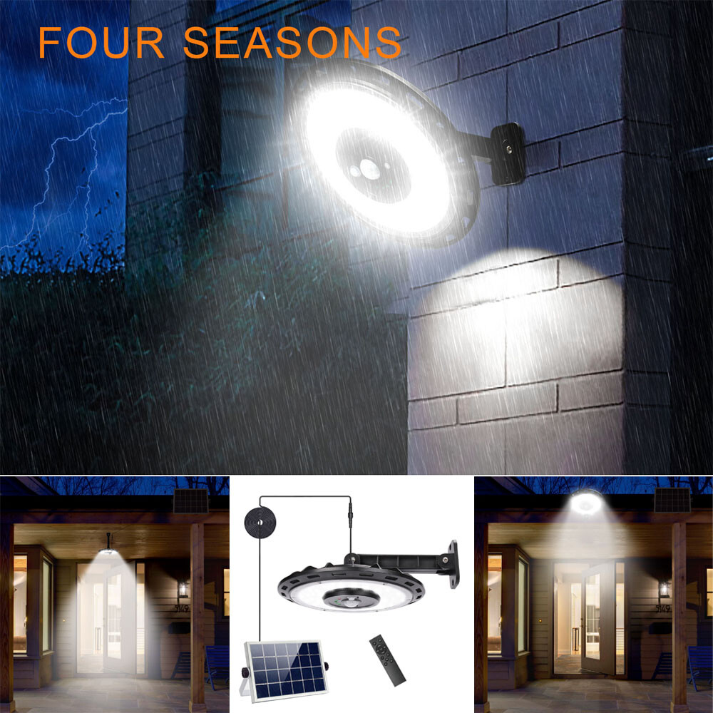 Driveway Sensor Entry Light Upgraded 8 LEDs Motion Sensor Solar