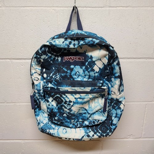 JanSport SuperBreak Backpack 42.5cm Blue Spray Can Swirl. | eBay