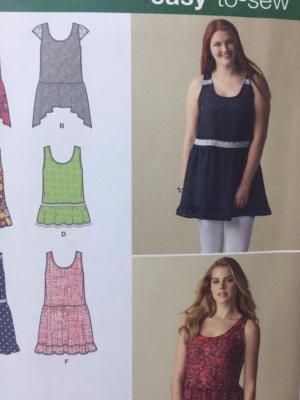 Simplicity Sewing Pattern 1362 Misses Loose Fitting Dress Size XXS-XXL ...