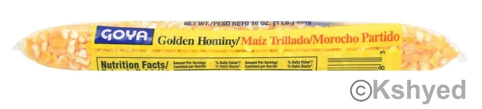 (3 Pack) Goya Golden Hominy Corn 16 oz Bags - Best Seller - New - Free ...