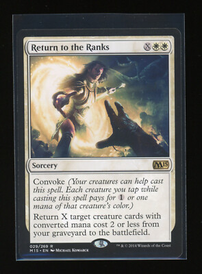 MTG M15 RETURN TO THE RANKS Sorcery NM Abzan Amalia Combo Pioneer | eBay