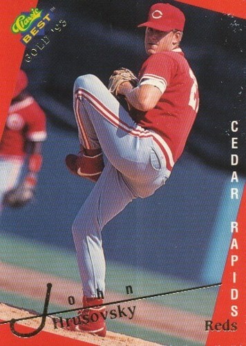 #187 CEDAR RAPIDS REDS # JOHN HRUSOVSKY CARD CLASSIC BEST GOLD '93 | eBay