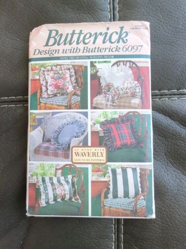 Vintage 1992 Pillow Patterns 8 Sewing Pattern 6097 Butterick | eBay