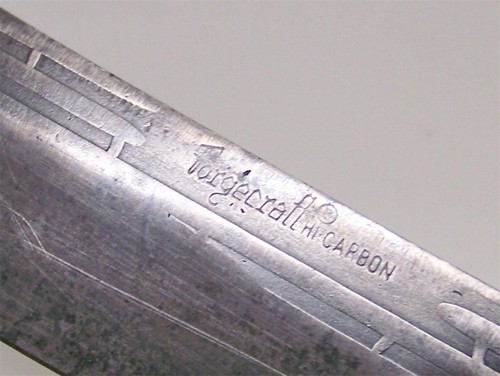 3 Vtg. FORGECRAFT HI-Carbon Kitchen Knives Chef Butcher, Utility Slicer ...