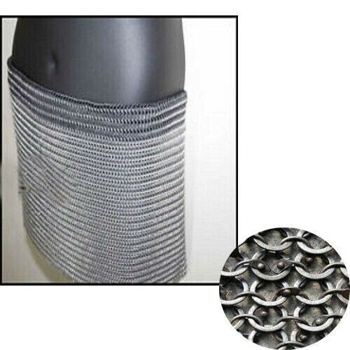 9 MM ROUND RIVETED FLAT WASHER CHAIN MAIL SKIRT, HANDMADE ITEM MEDIEVAL ...