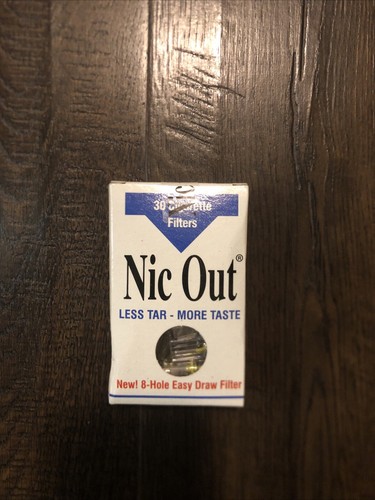 Nic Out Cigarette Filters Removes Tar and Nicotine (1 Pack, 30 filters ...