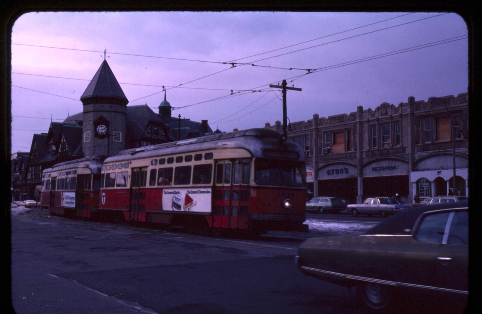 Trolley Slide - Boston MBTA #3279 PCC Streetcar 1978 Brookline Beacon ...