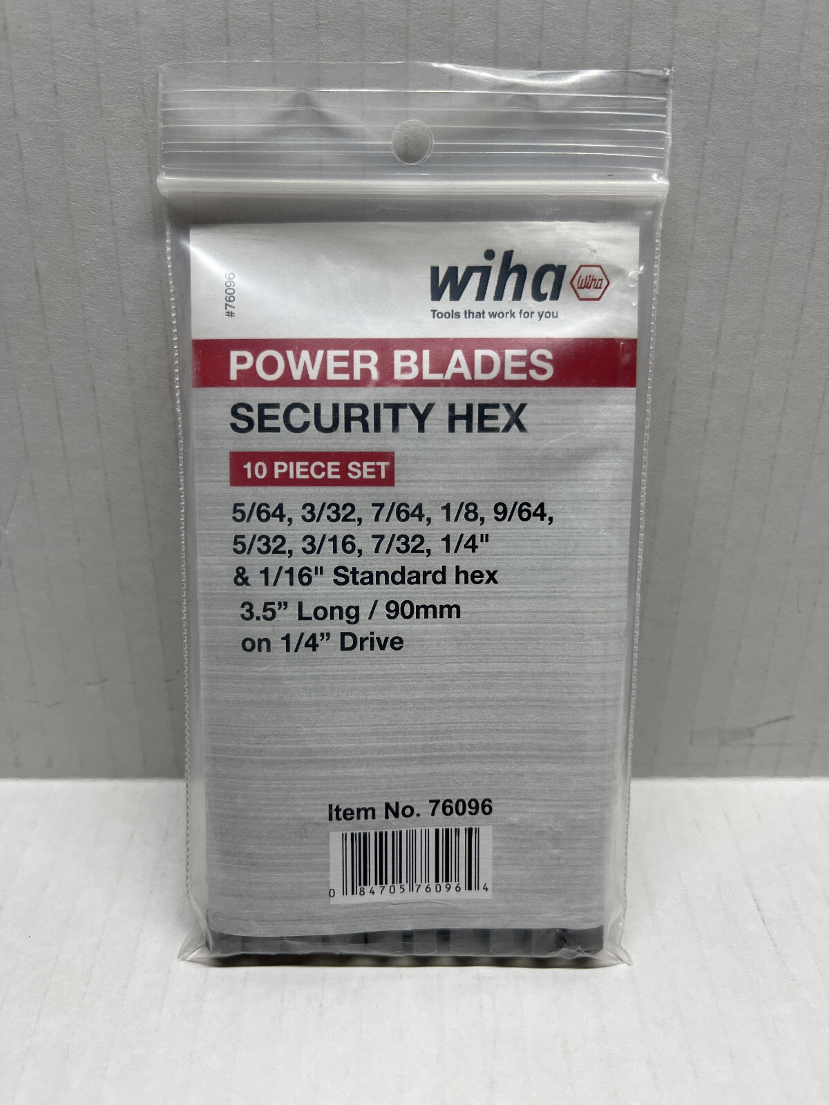 Wiha (wihaa) 76096 Security Hex in Power Blade 10 Pc. Set for sale ...