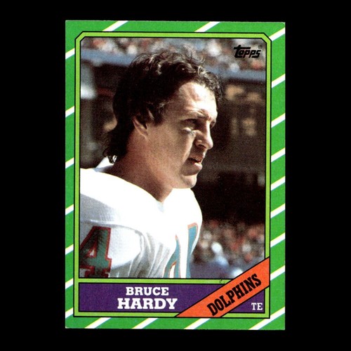 Bruce Hardy 1986 Topps Miami Dolphins #51 R326G 56 | eBay