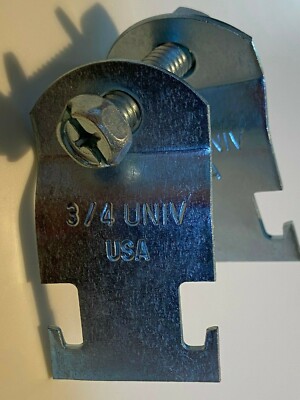 3/4" UNIVERSAL CLAMP, ELECTRO-GALVANIZED, 5 PIECE LOT, NEW | eBay