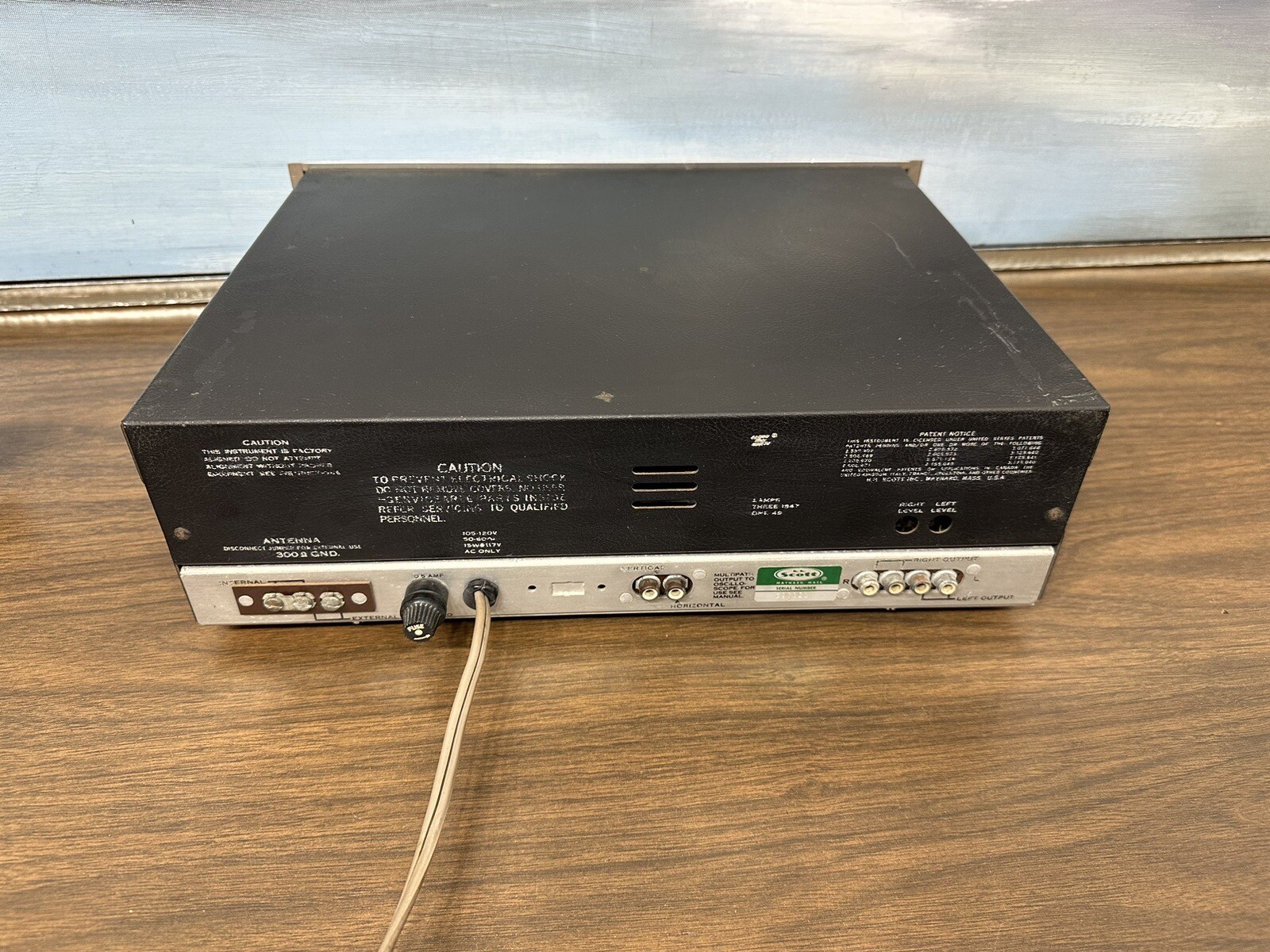 Scott 312-c Vintage FM Stereo Tuner Works But Need Service Due Age | eBay