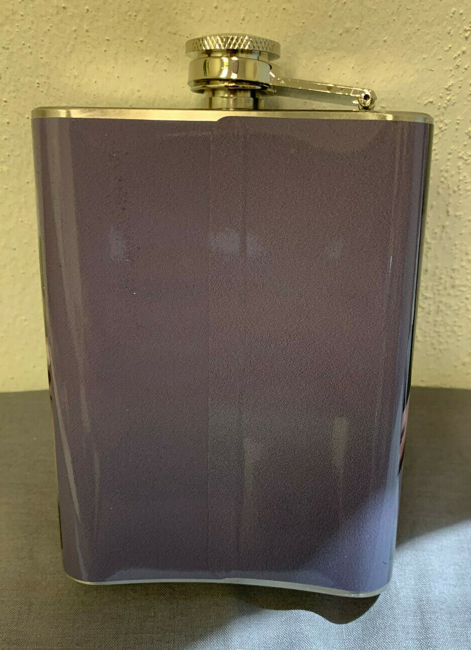 Alien Couple Weird Surrealistic 8oz Stainless Steel Flask Drinking ...