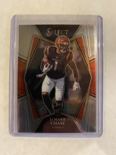 2021 Select JaMarr Chase Premier Level Rookie Card RC #147 Cincinnati ...