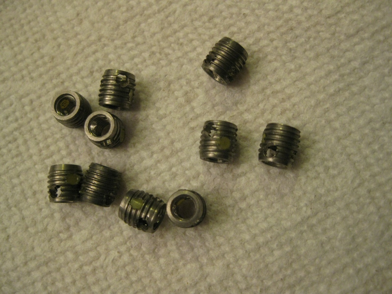 NYLOK #10-32 Tap-Lok Hole Series Stainless Thread Inserts 19/64" Lg ...