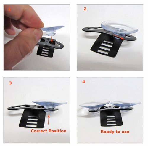 4-Pack Car Windshield Suction Cups 4 Beltronics Vector 895 940 955 965 ...