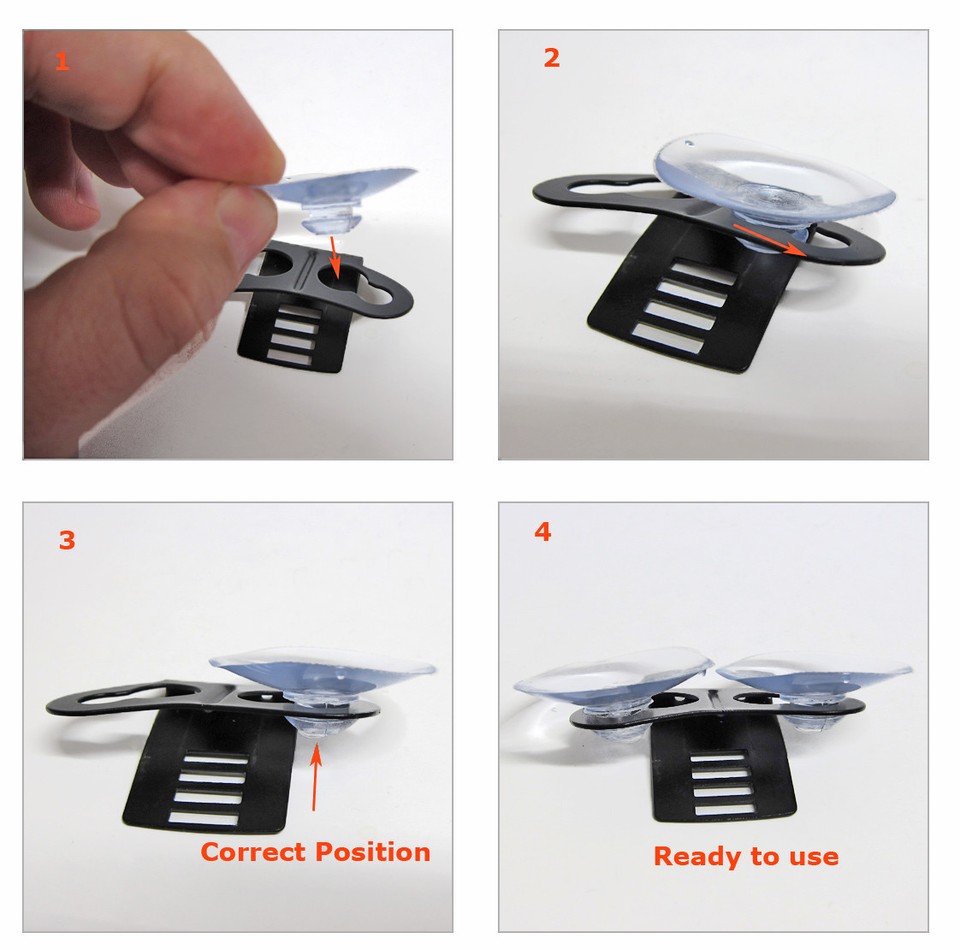 4-Pack Car Windshield Suction Cups 4 Beltronics Vector 895 940 955 965 ...