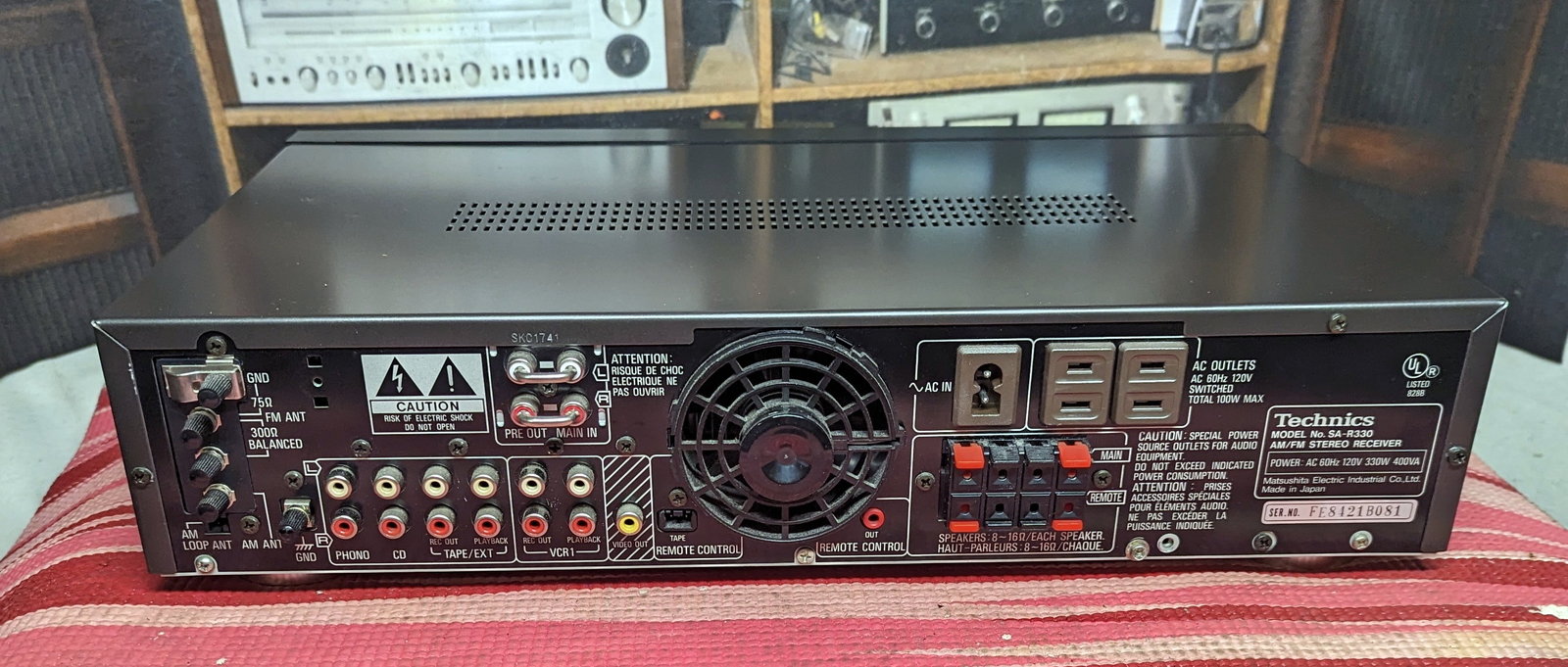 Vintage+Technics+Sa-r330+Stereo+330w+Total+Receiver+7+Band+EQ+*tested ...