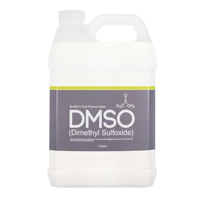 DMSO 1 Gallon Jug Non-diluted 99.995% Low odor Dimethyl Sulfoxide BPA ...