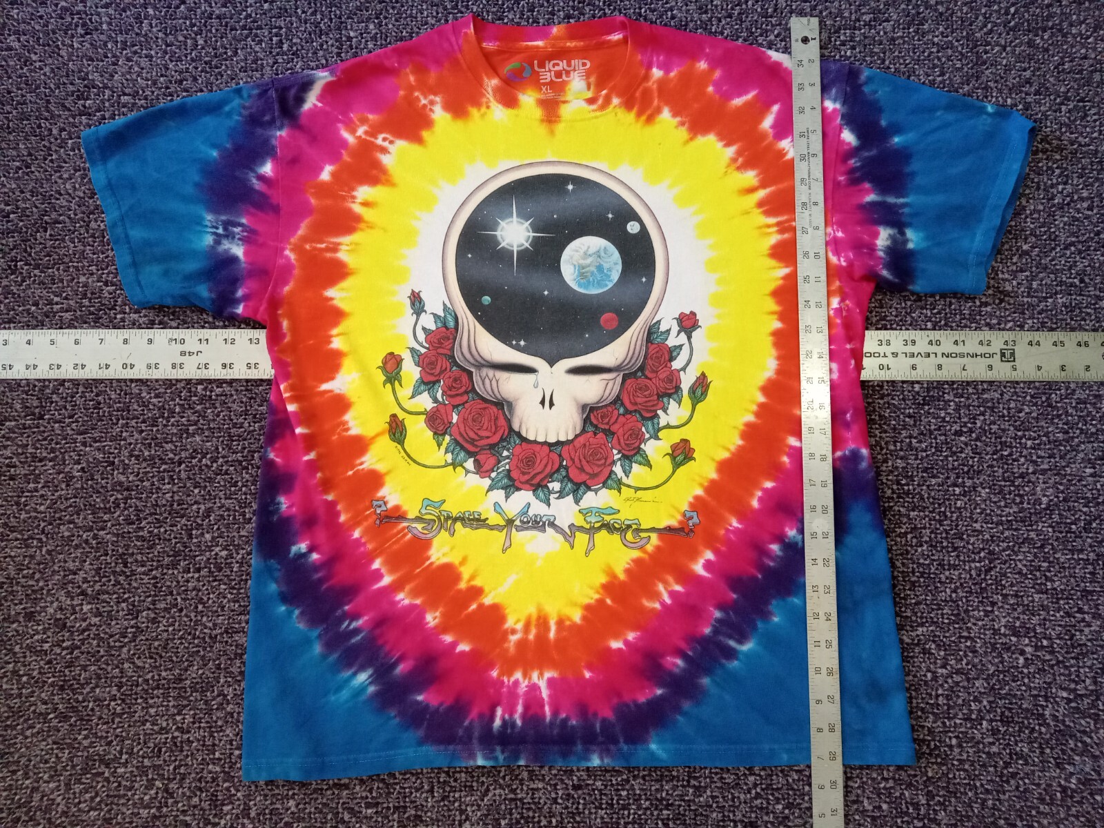 Vintage 1992 Grateful Dead Space Your Face T Shirt XL… - Gem