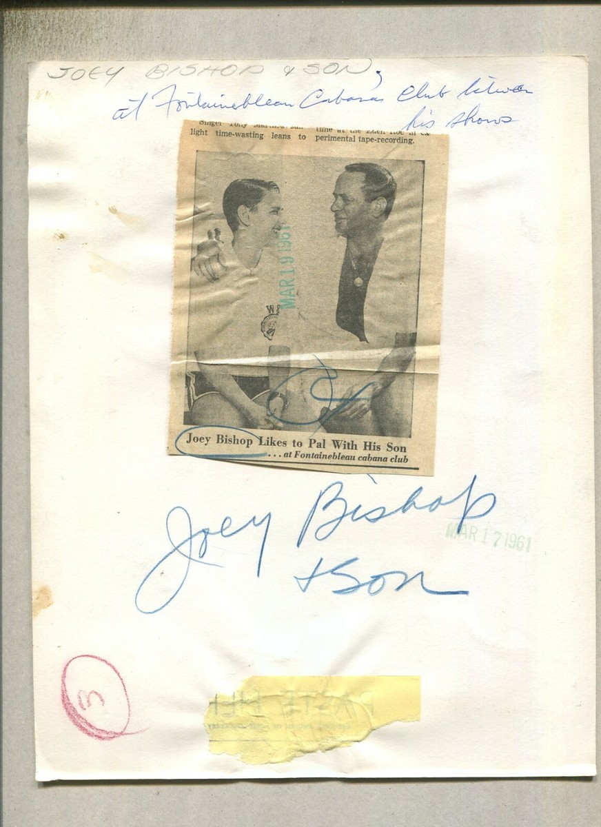 Joey Bishop Son