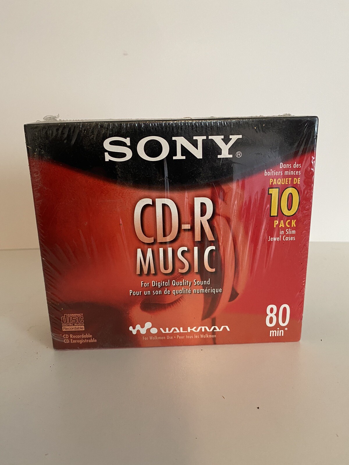 Sony CD-R Music 80 min. Compact Disc Recordable Slim Cases New | eBay