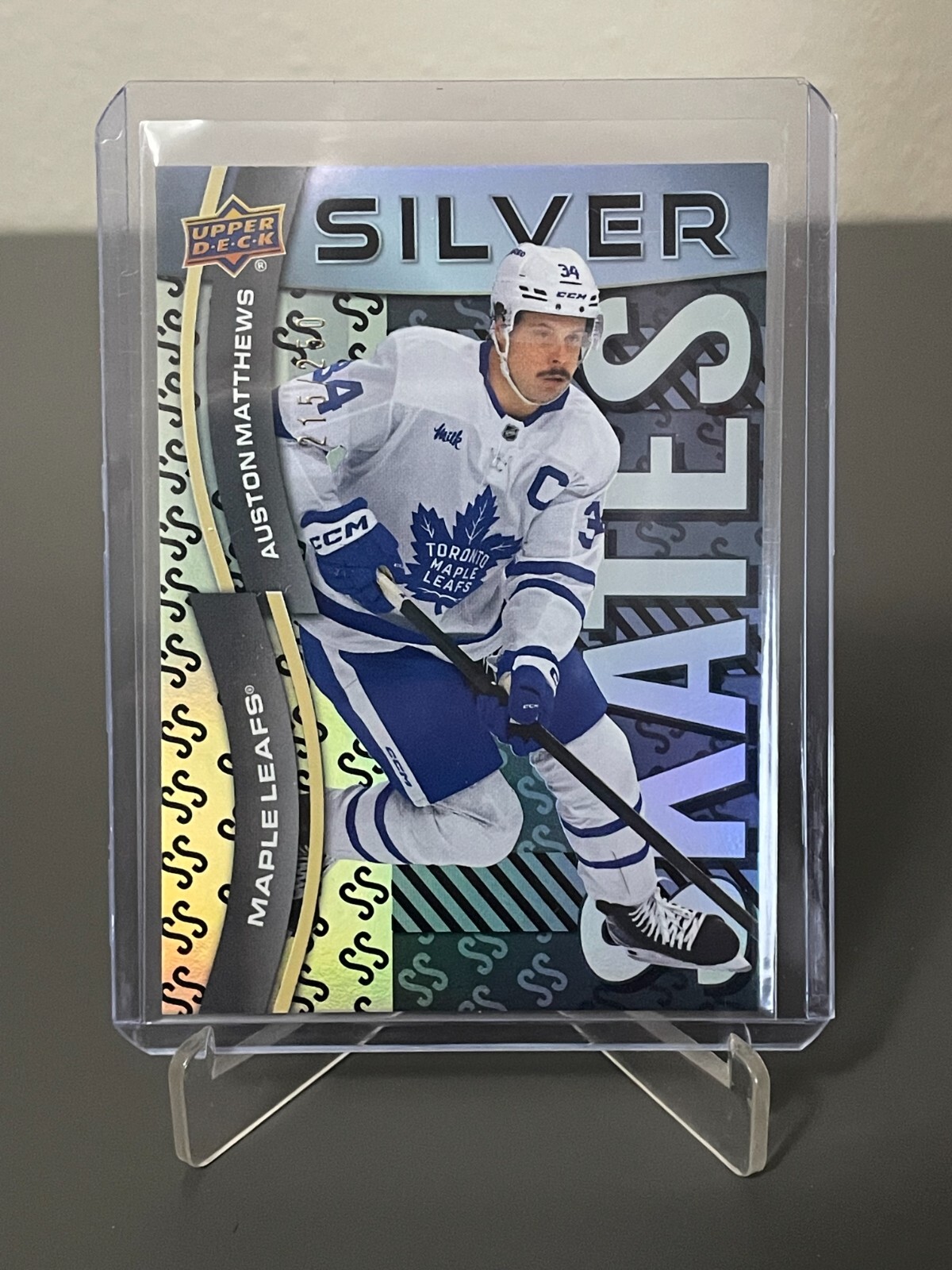 2024-25 Upper Deck Extended Series Auston Matthews Silver Skates Gold ...