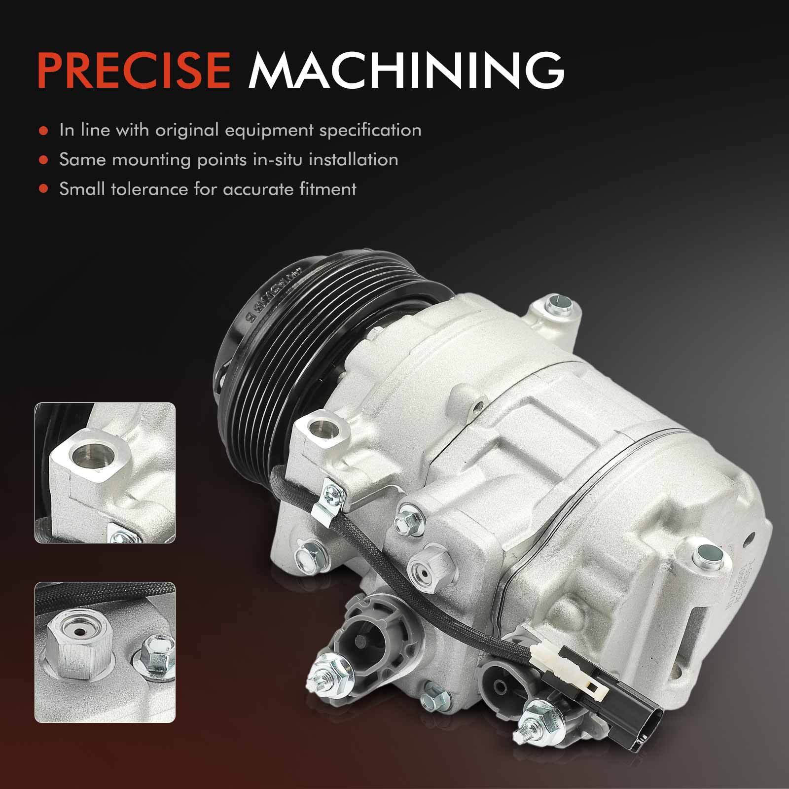 Ford Edge Explorer 2.0L L4 AC Compressor with 7SBH17C Compressor ...
