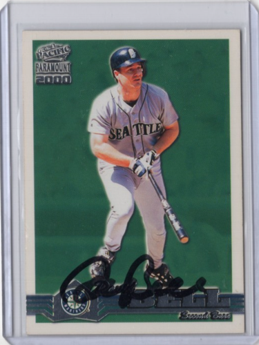 DAVID BELL MLB Mariners 2000 Pacific Paramount Auto Autographed Signed ...