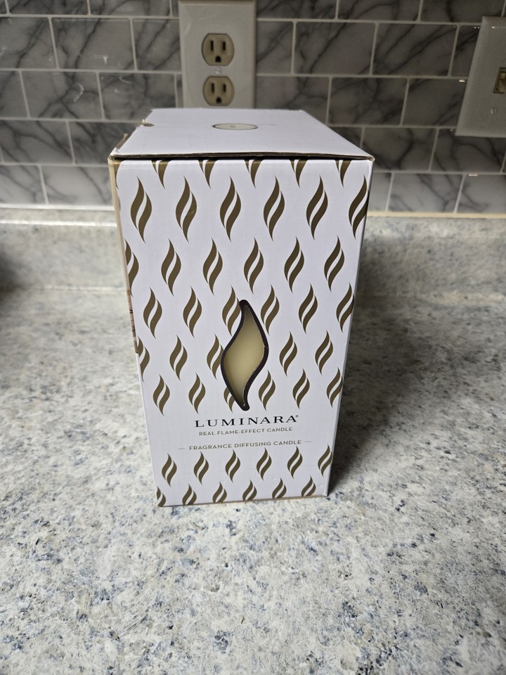 Luminara 7" Fragrance Diffusing Flameless Pillar Candle New | eBay