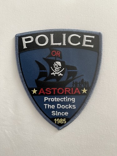 Astoria Oregon Police Patch The Goonies 40th Anniversary | eBay