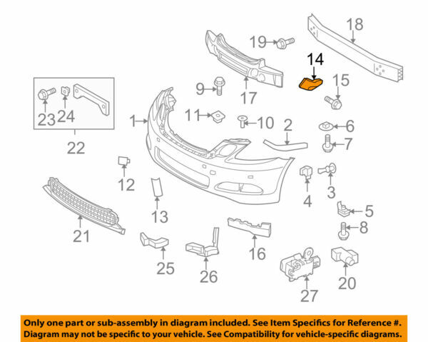 52535-30210 Toyota Retainer, front bumper side, rh 5253530210, New ...